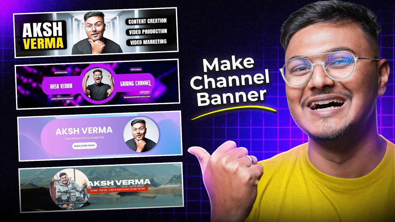 How To Make A Professional YouTube Banner Smartphone YouTube Banner How To Make A Professional YouTube Banner Smartphone YouTube Banner