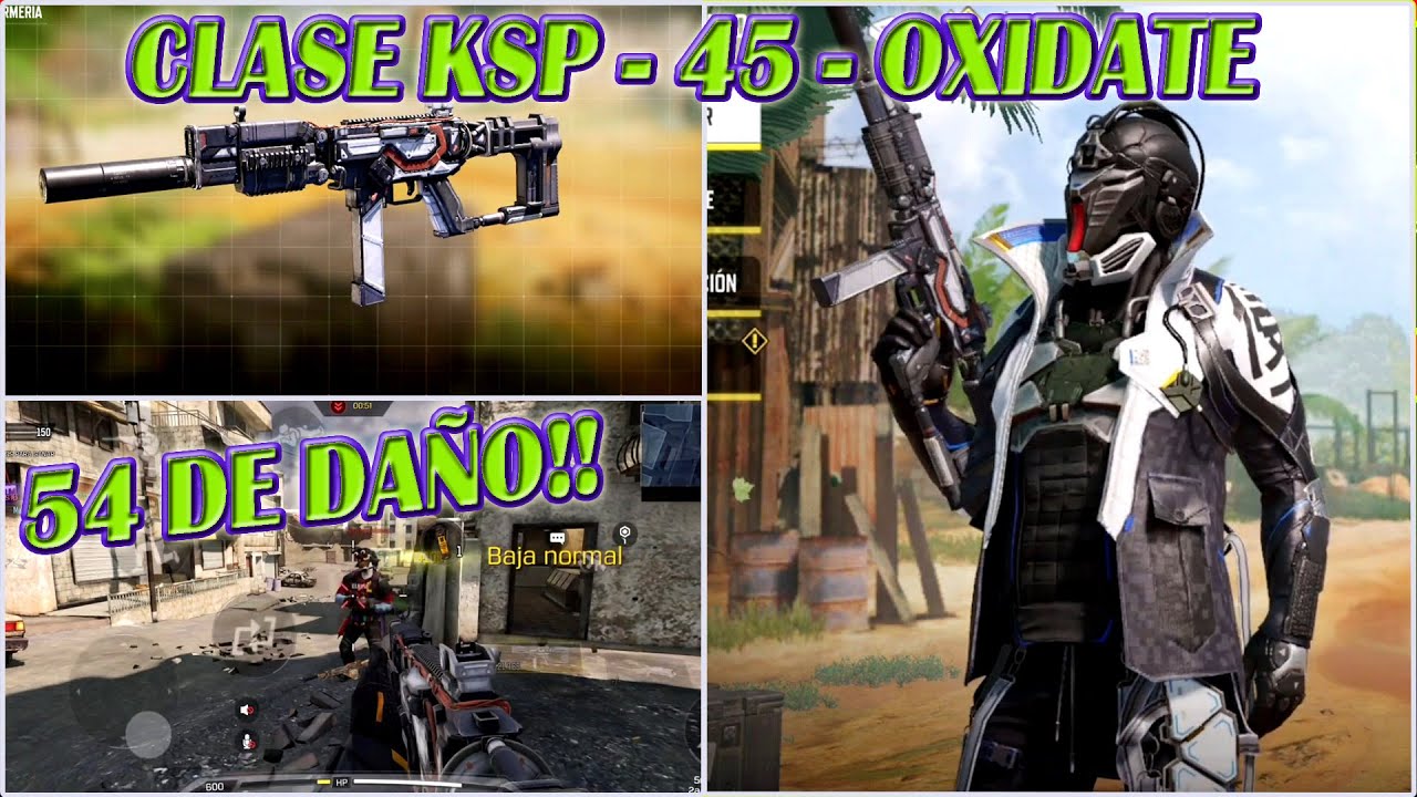 La Mejor Clase KSP 45 para Ranked de la Temporada en COD MOBILE ...