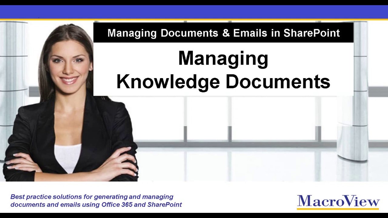 Managing Knowledge Documents in SharePoint - YouTube