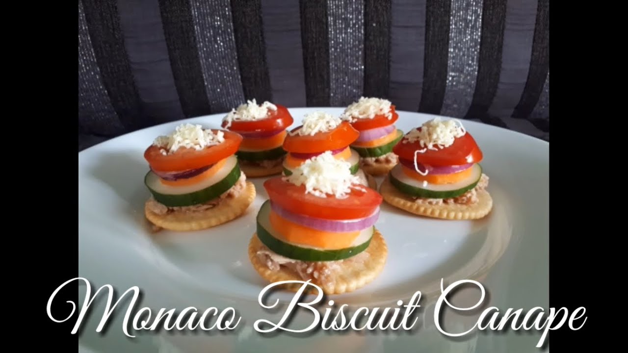 Monaco Biscuit Canape - YouTube