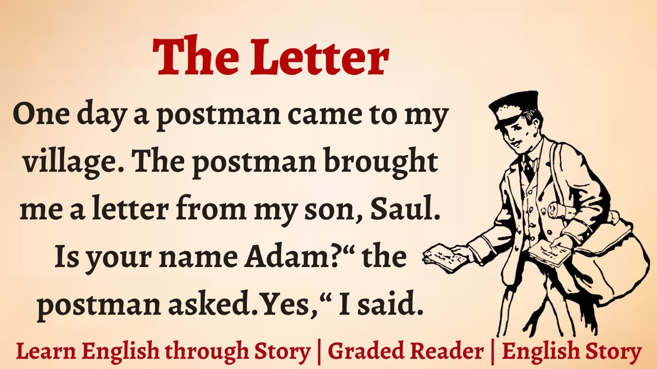 Learn English through Story | The Letter | English Story for Listening ...