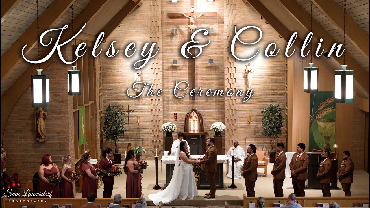 Kelsey & Collin's Fall Wedding Ceremony | Three Lakes, Wisconsin - YouTube