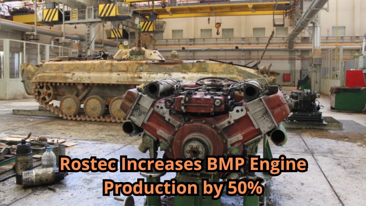 Rostec Increases BMP Engine Production by 50% - YouTube