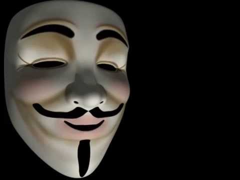 V for Vendetta Animated Mask - YouTube