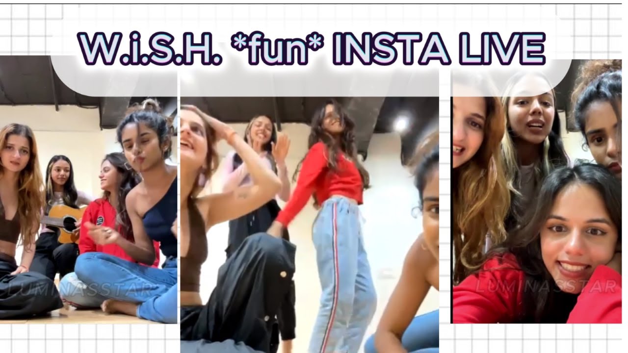 W.i.S.H. *therapeutic* INSTA LIVE! #wish #ri #sim #zo #suchi #lazeez # ...
