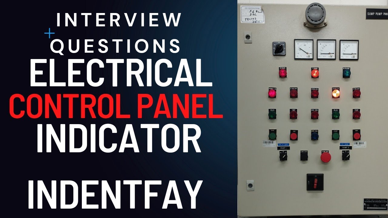 electrical control panel indicated identify || sump pumps control panel ...