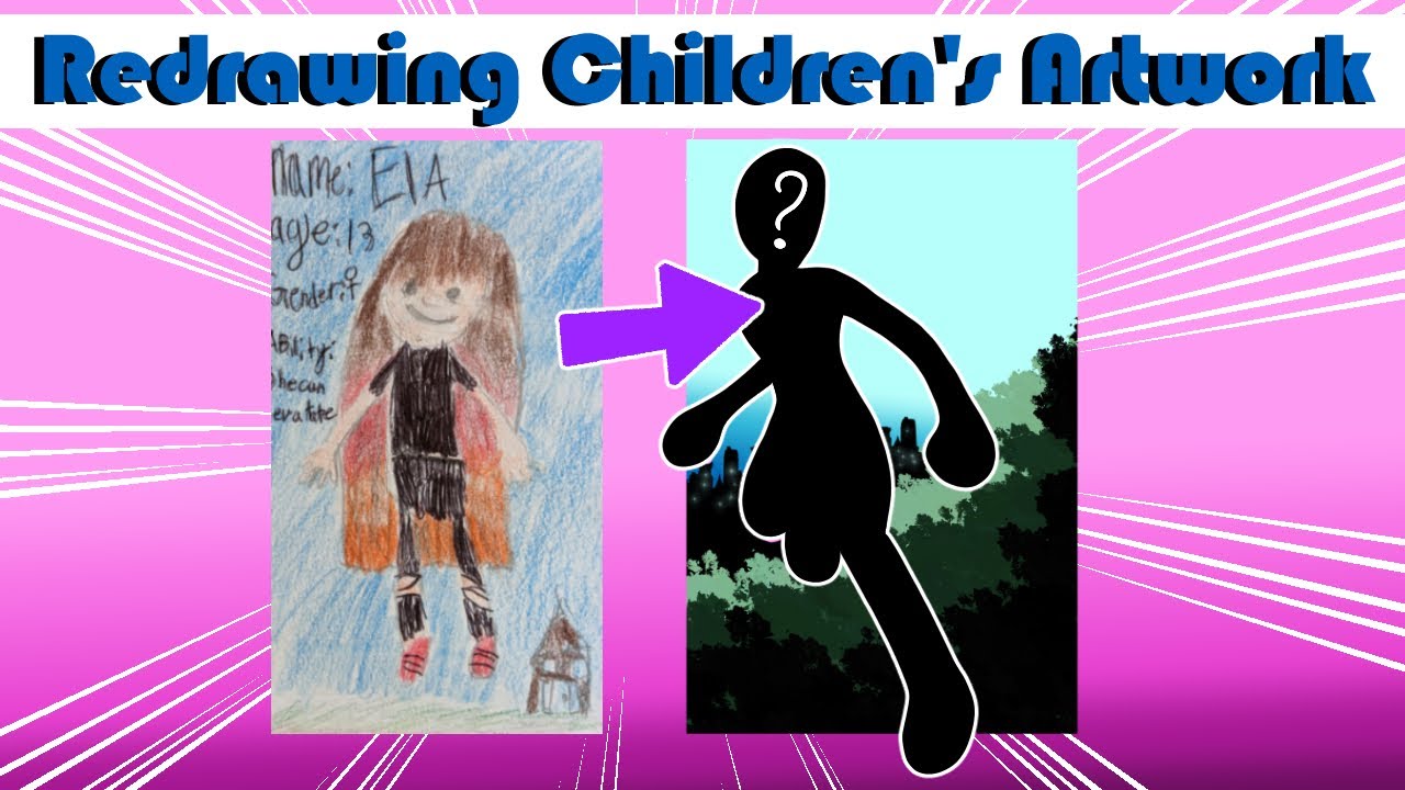 EP. 53: Luna Redraw/Redrawing Children's Artwork Episode 11! (Story and ...