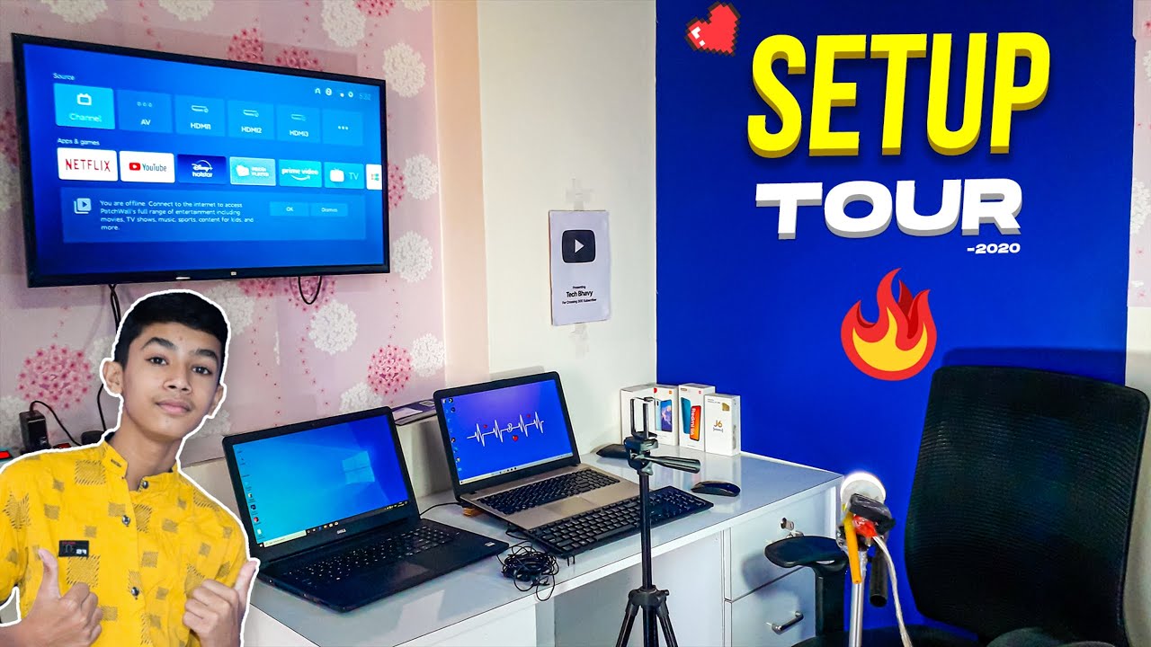 Tech Bhavy Setup Tour 2020 in Hindi ! - YouTube