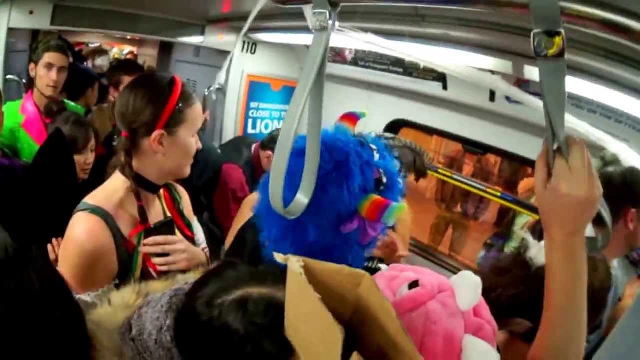 Skytrain Halloween Party 2013 Vancouver Ghost Train - YouTube