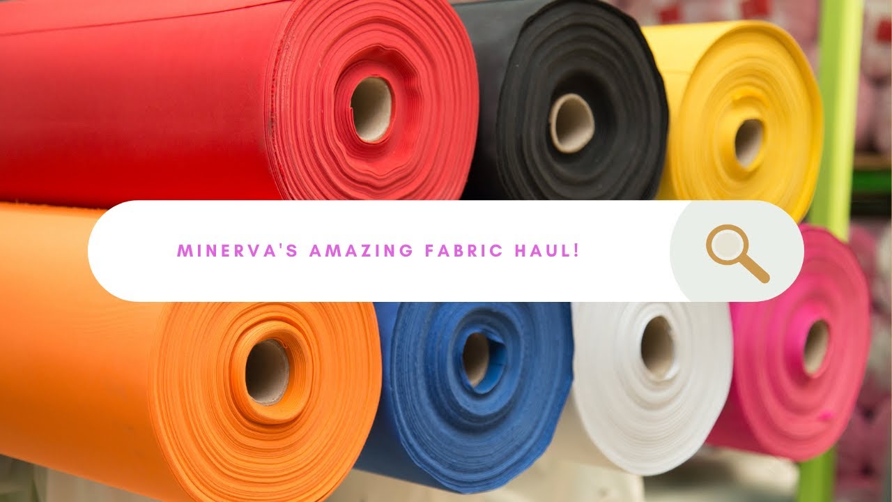 Minerva Fabric Haul - YouTube