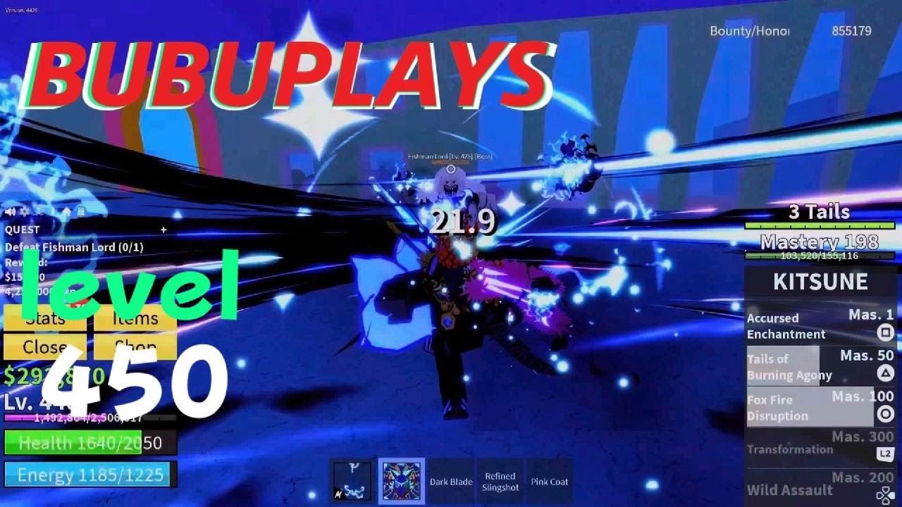 Defeating fishman lord Blox Fruits Roblox - YouTube