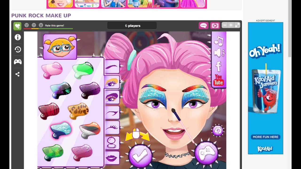 Girls Go Games: I'm the best makeup artist ever. - YouTube