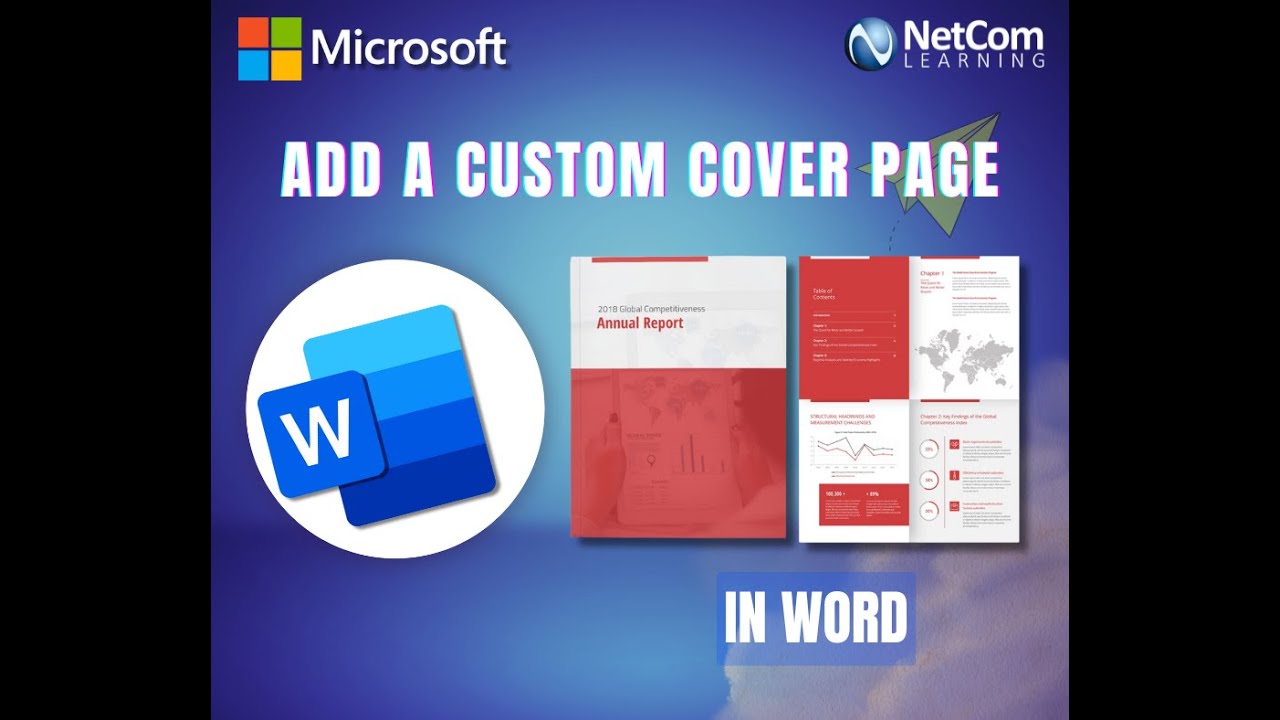 Create a PROFESSIONAL Title Page in Microsoft Word Instantly? - YouTube