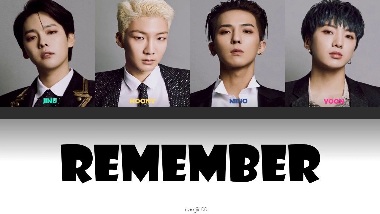 WINNER - REMEMBER (Color Coded Lyrics Eng/Rom/Han/가사) - YouTube