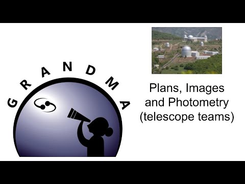 Plans, Images, Photometry (telescope teams) - YouTube