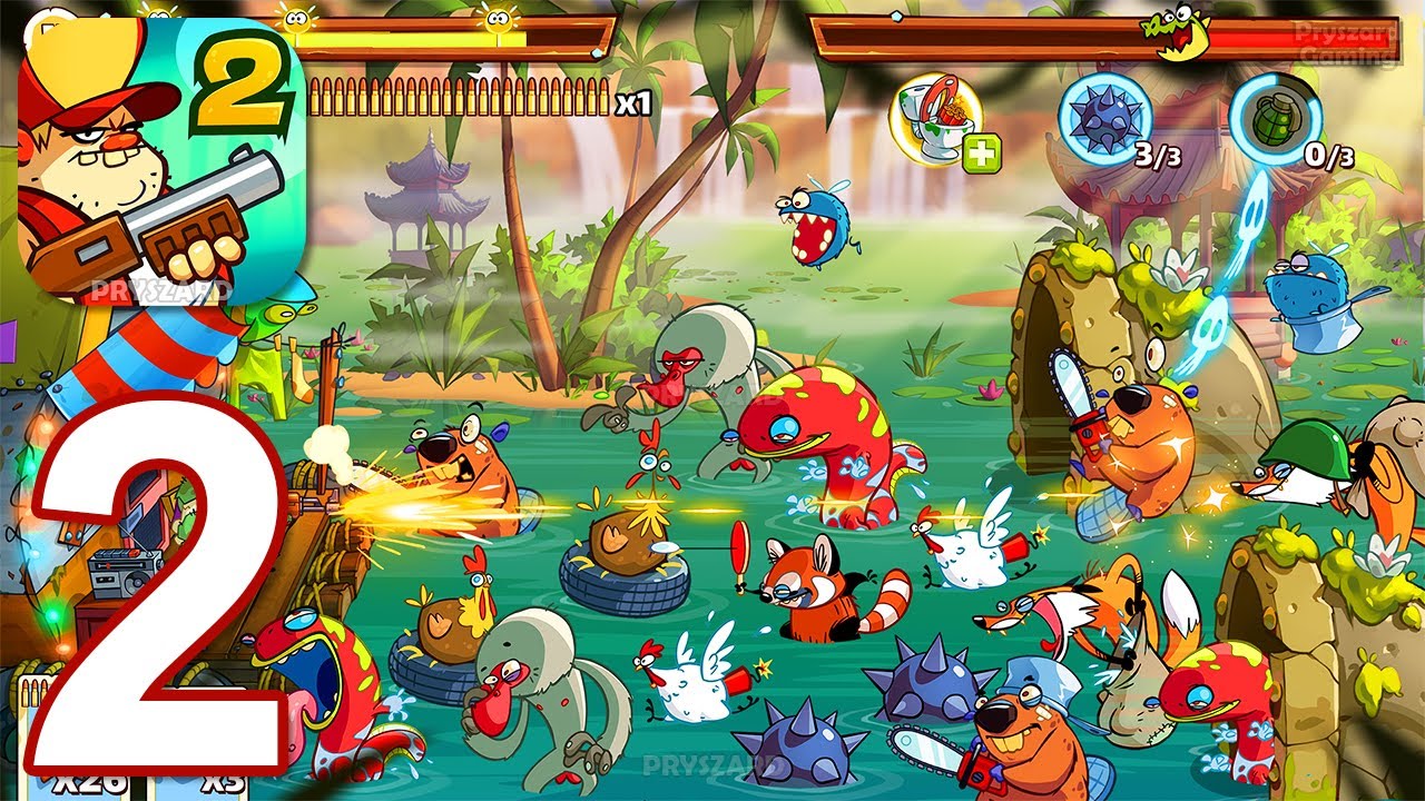 Swamp Attack 2 - Gameplay Walkthrough Part 2 Level 11-15 (iOS,Android ...