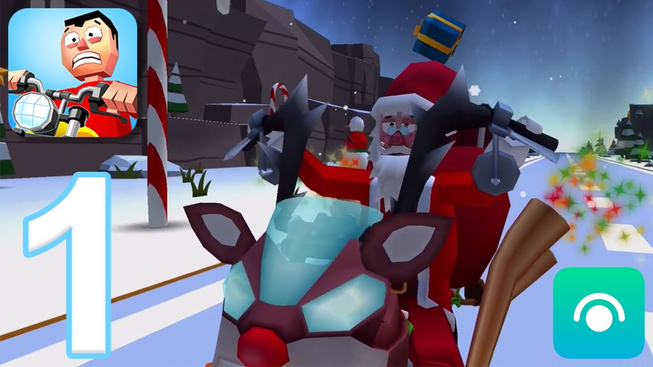 Faily Rider - Gameplay Walkthrough Part 1 - Christmas Steeps (iOS ...