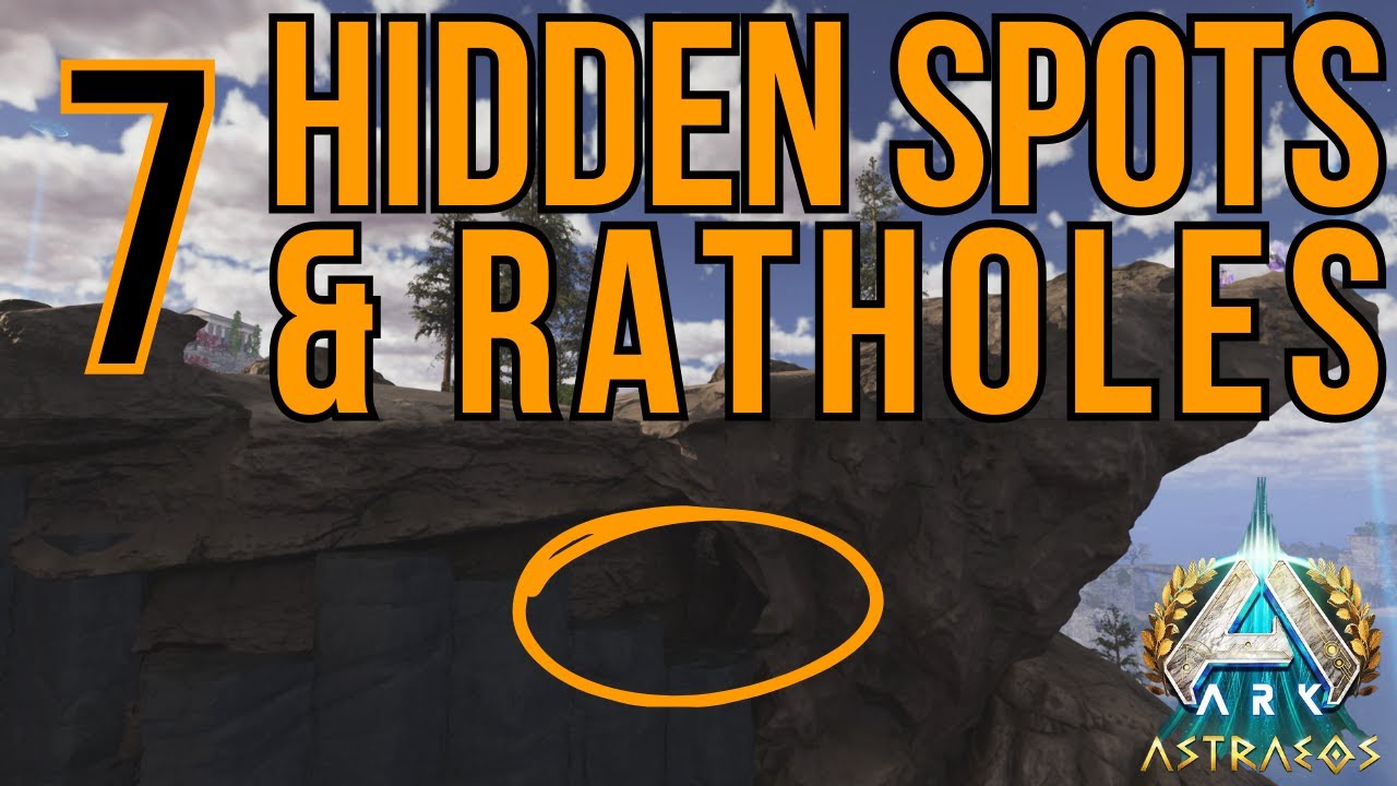 7 Best Hidden Base Locations & Ratholes on Astraeos | Ark Survival ...