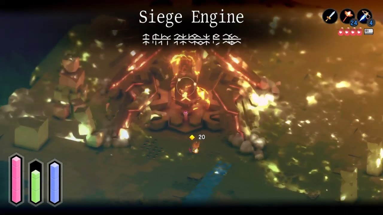 Tunic - Siege Engine Boss Fight - YouTube