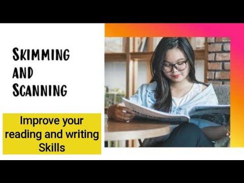 How to comprehend a text| what is skimming| what is scanning - YouTube