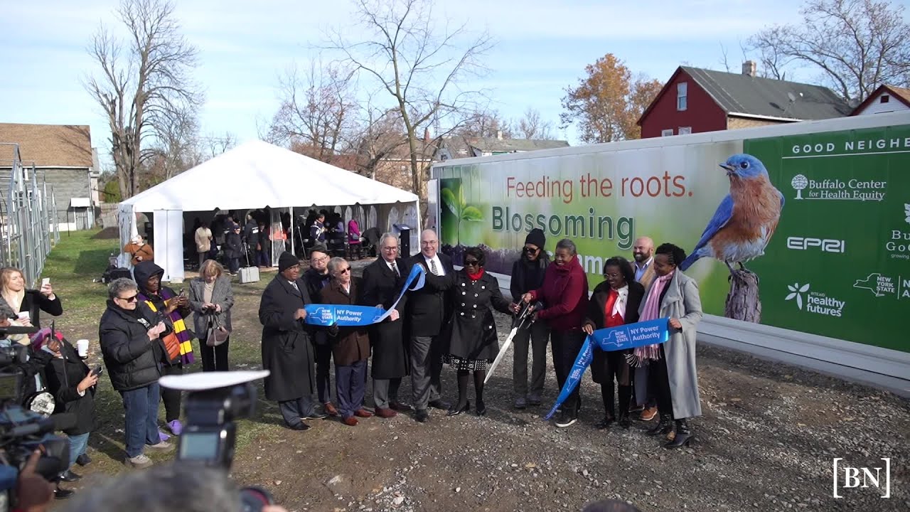 New container garden at Buffalo Go Green Urban Farm - YouTube
