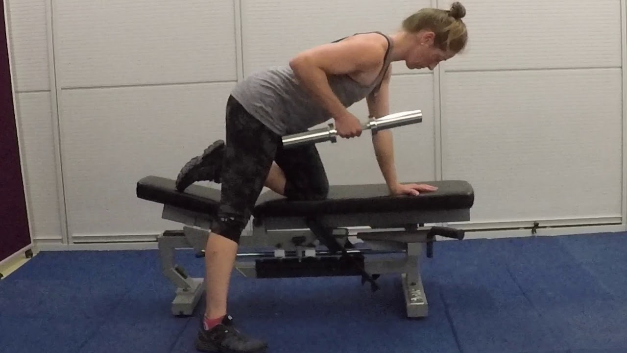1 arm row SV Poor form - YouTube