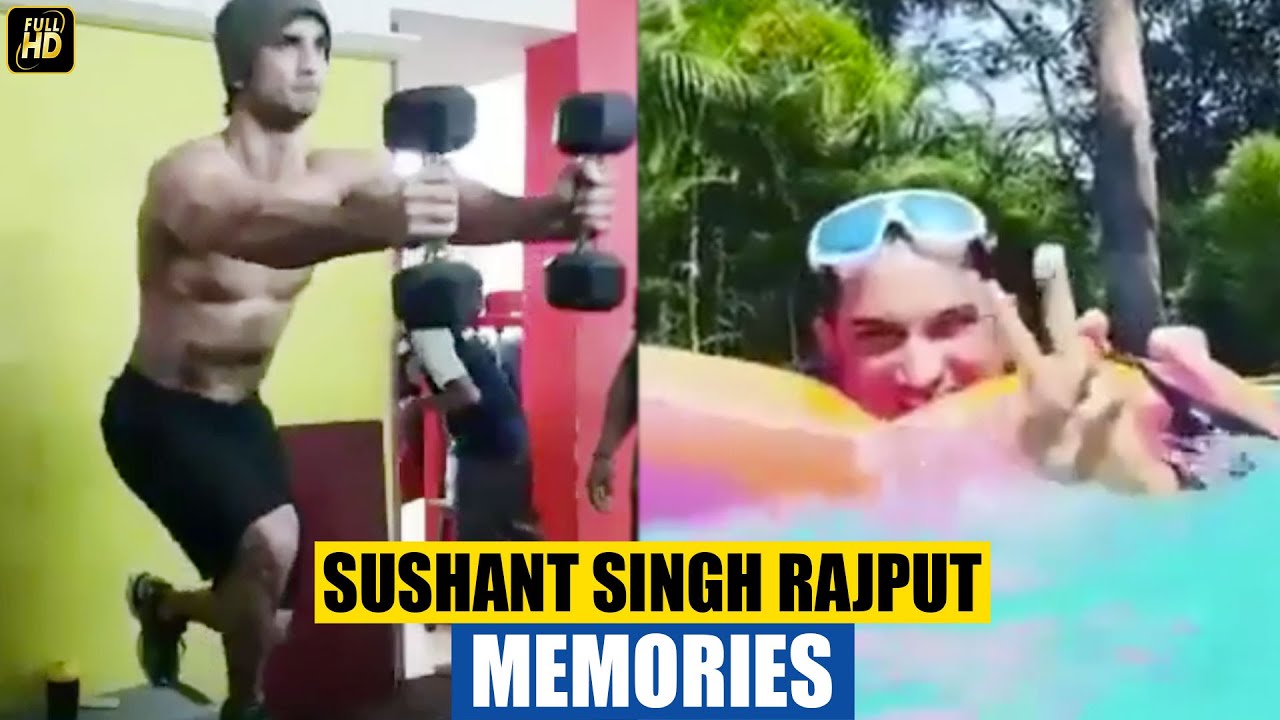 Sushant Singh Rajput's POOL Adventure & INTENSE Workout Session - YouTube