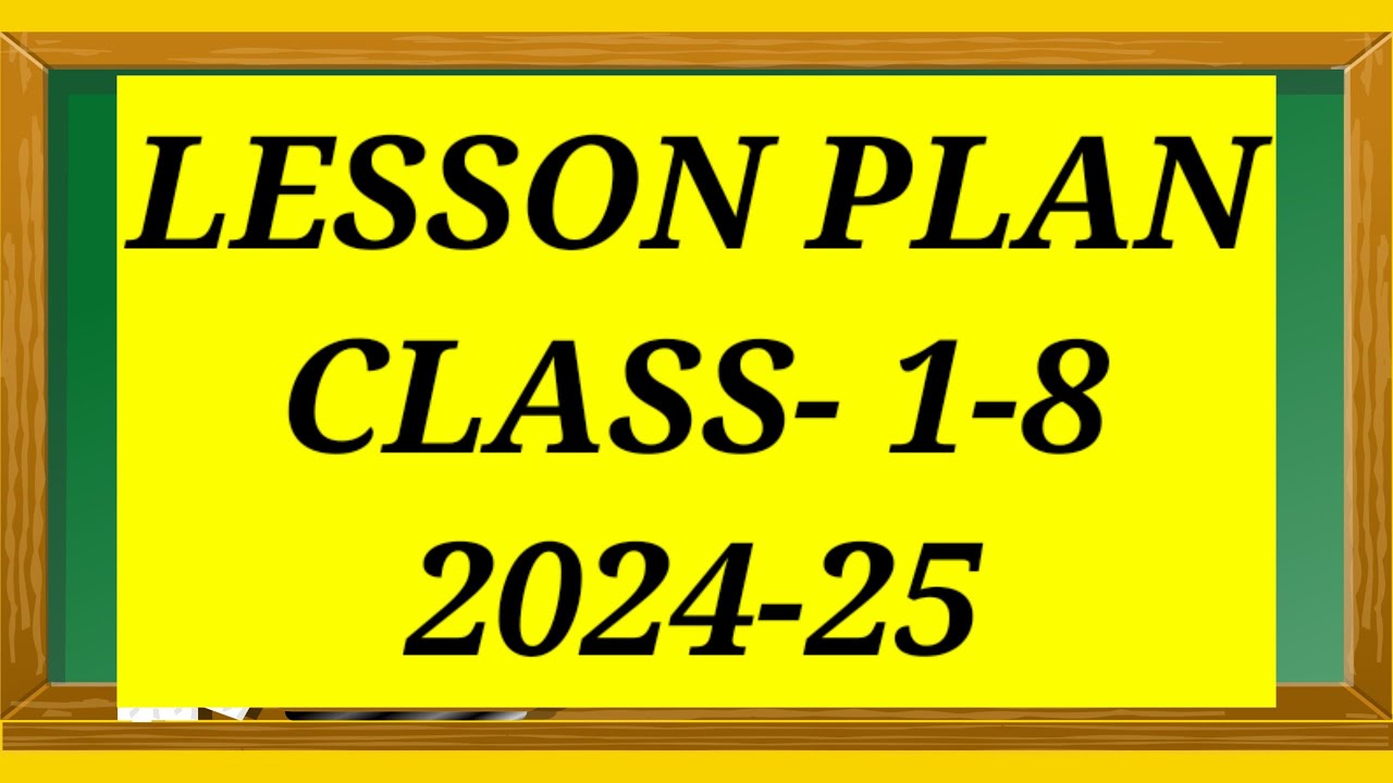 HOW TO PREPARE SCHEME OF LESSON || SCHEME OF LESSON CLASS 1-8 || FOR ...