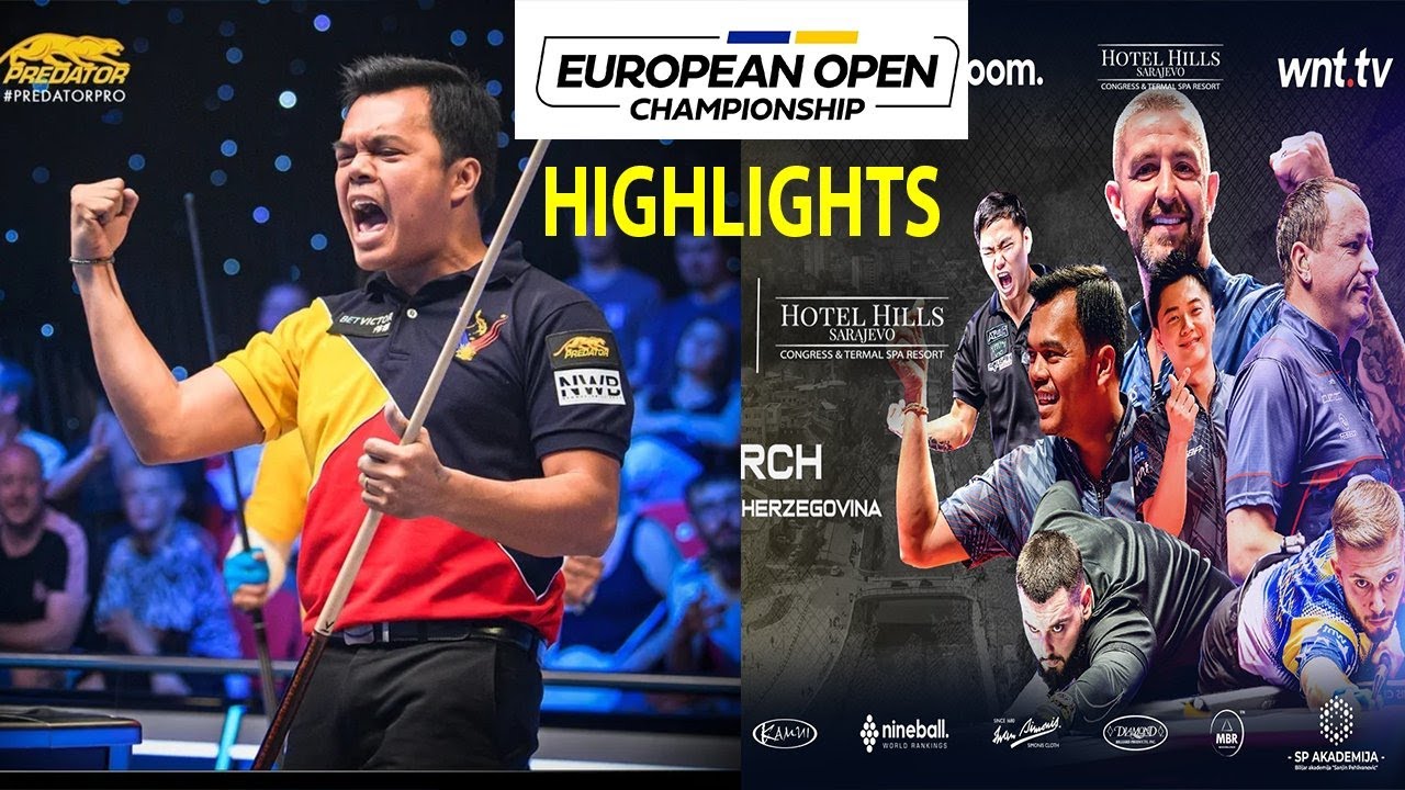 HIGHLIGHTS | CARLO BIADO vs ALWALEED ALMUDHAYAN | European Open Pool ...