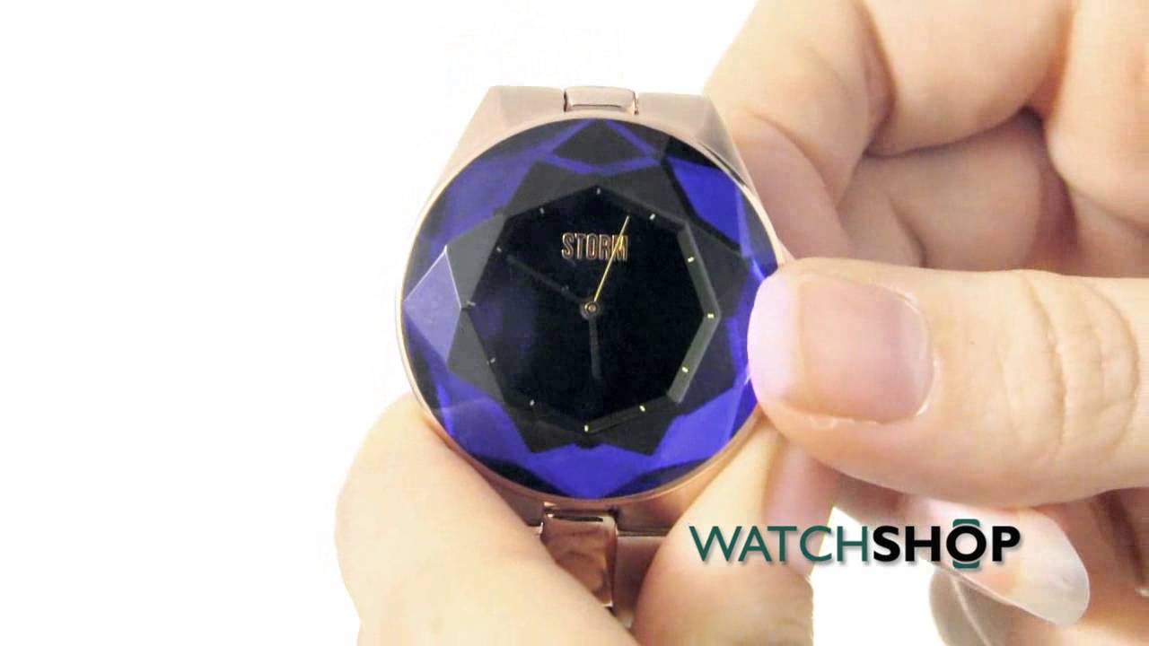 STORM Ladies' Crystana Watch (CRYSTANA-RG-BLUE) - YouTube