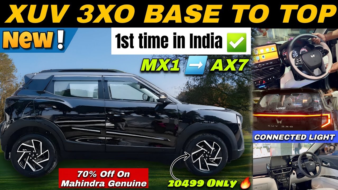XUV 3XO Base to Top Model Modification XUV 3XO MX1 Modified with 70% ...