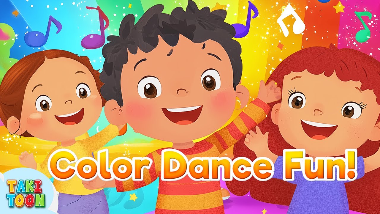 Color Dance Fun for Kids | Learn Colors | Fun Kids Song for Red, Blue ...