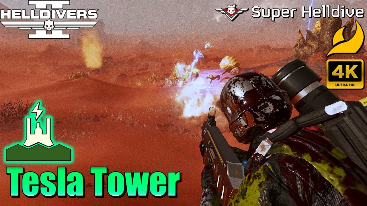 Helldivers 2 - Tesla Tower: Aggro Magnet! - YouTube