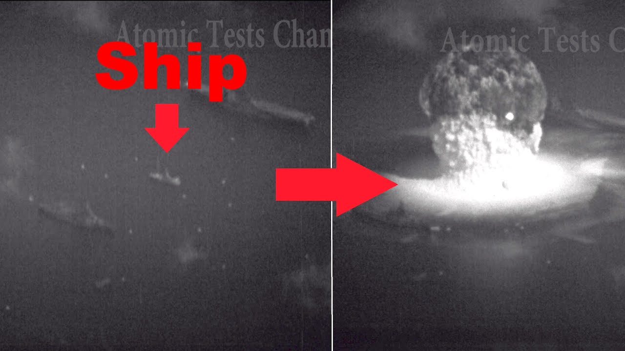 SHIP GOT EXPLODED BY ATOMIC BLAST 1946 - YouTube