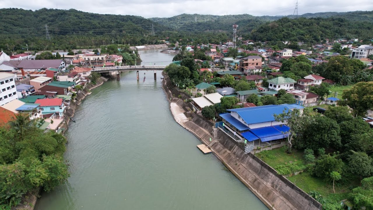 Drone fly over Pagsanjan river and it's newly opened "ARIA RESORT" 신규 ...