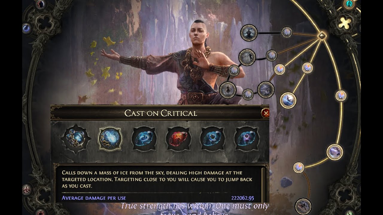 POE 2 Archmage Cast on Crit Invoker Monk Showcase | Xesht 4 - YouTube