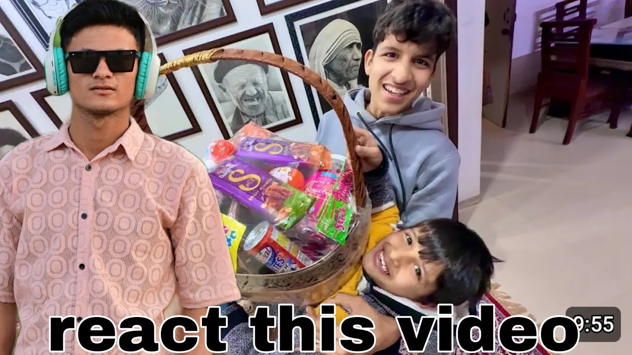 new year gift Saurav Joshi video 📸 react lokesh vlog me - YouTube
