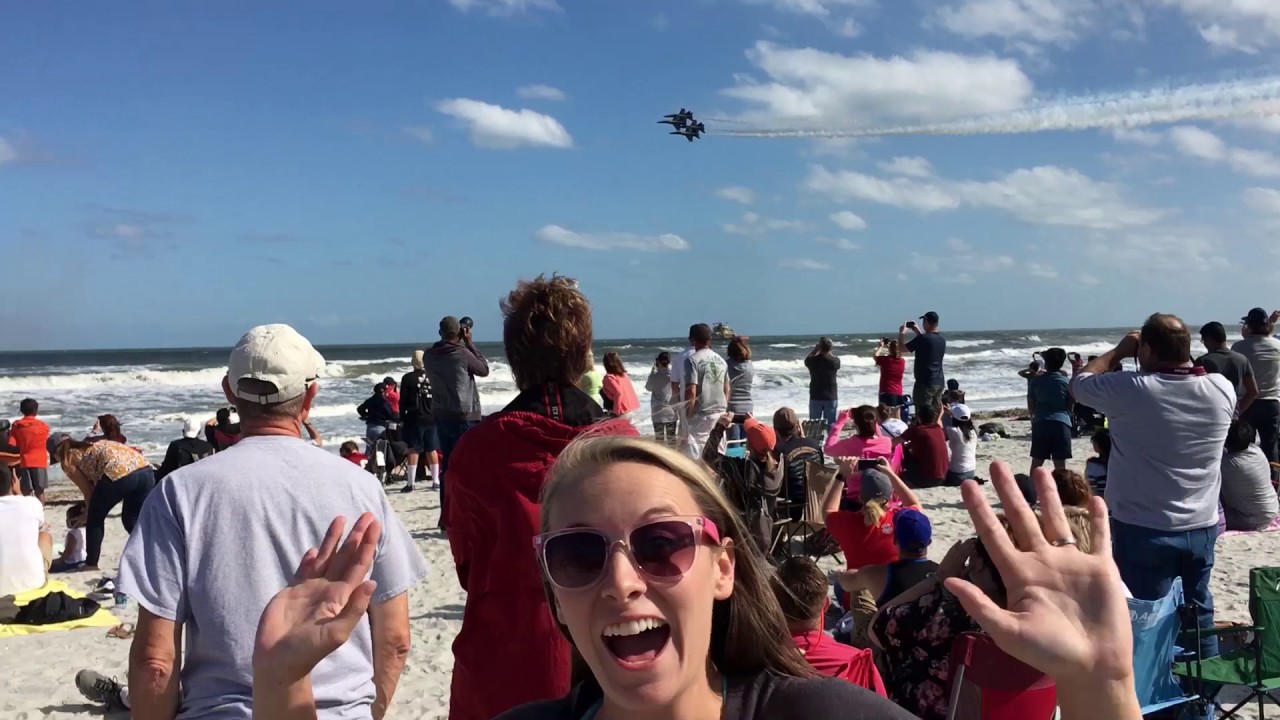 2016 Sea and Sky Spectacular--Blue Angels over Jax Beach - YouTube