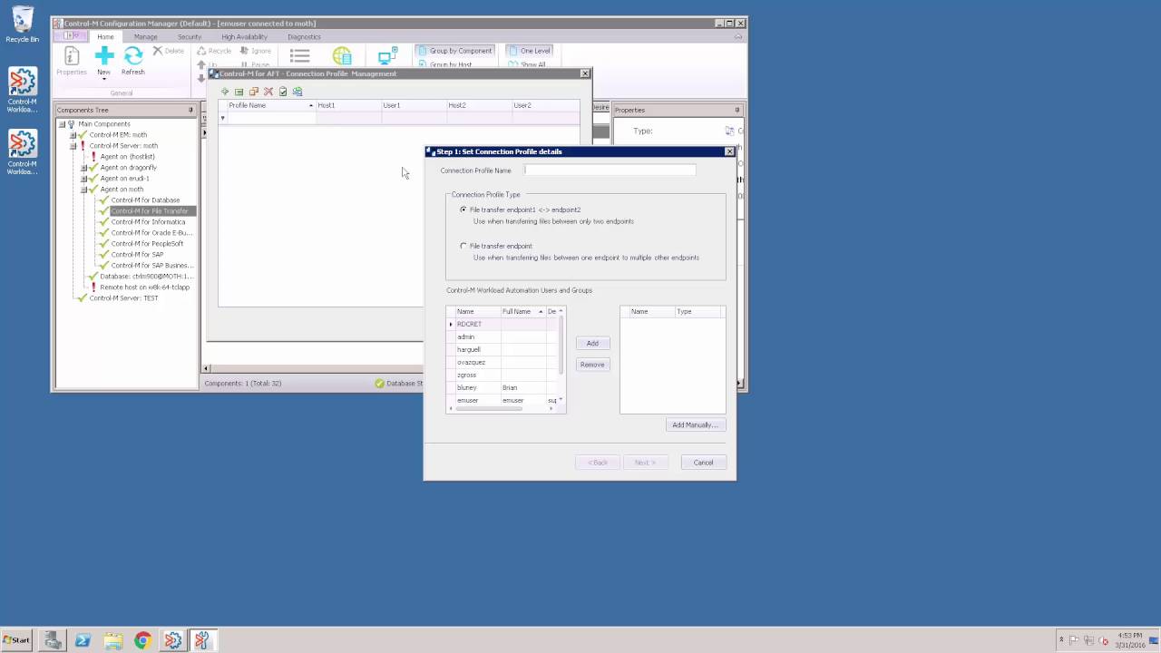 Setting up connection profiles in AFT V8 - YouTube