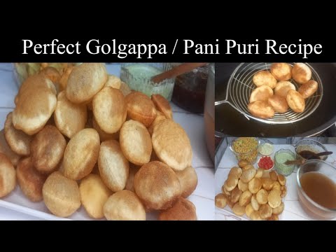 Perfect Gol Gappa Recipe at home Step by Step | Pani Puri Recipe - YouTube