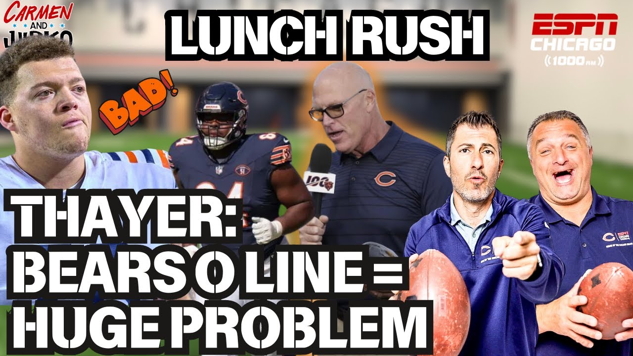 Tom Thayer: The Chicago Bears Offensive Line is a HUGE Problem!!! - YouTube