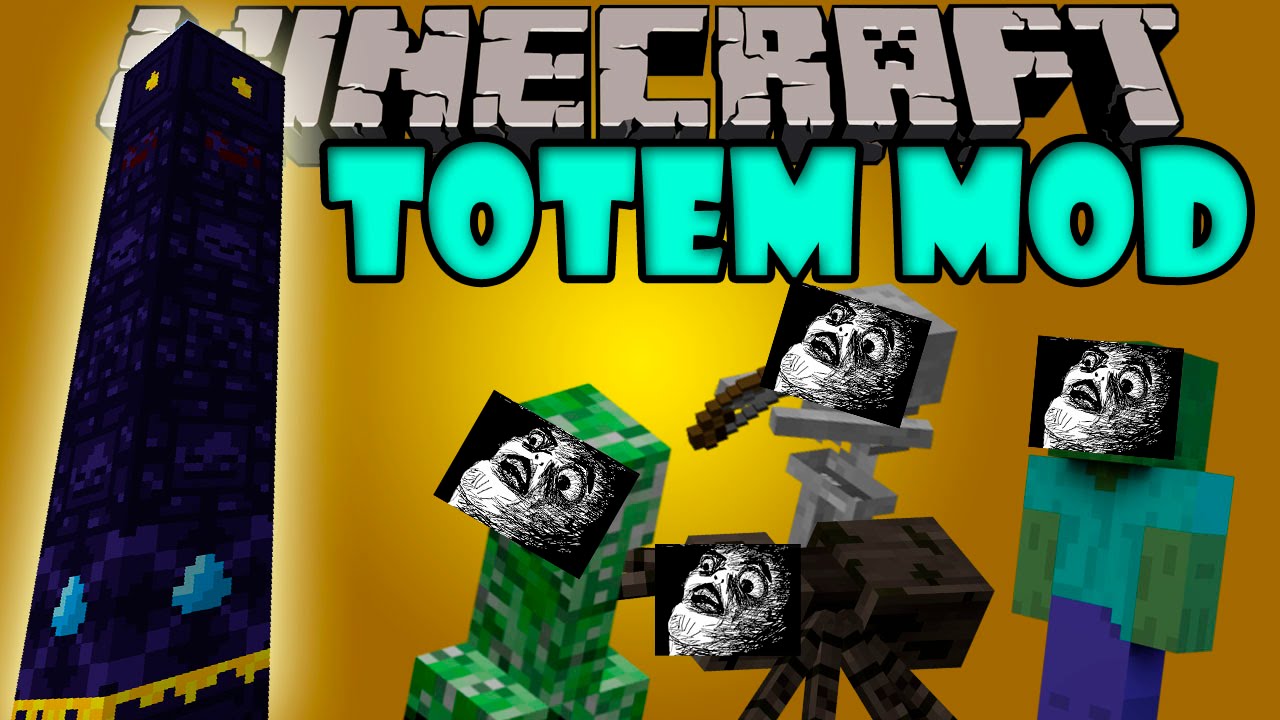 TOTEM MOD - Los Mobs No se acercaran! - Minecraft mod 1.8 Review ...
