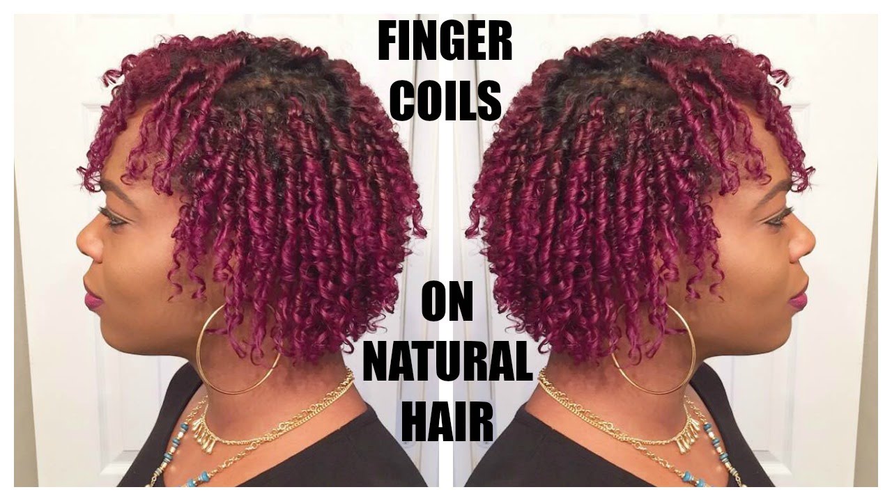 THE ORIGINAL METHOD | FINGER COILS ON NATURAL HAIR - YouTube