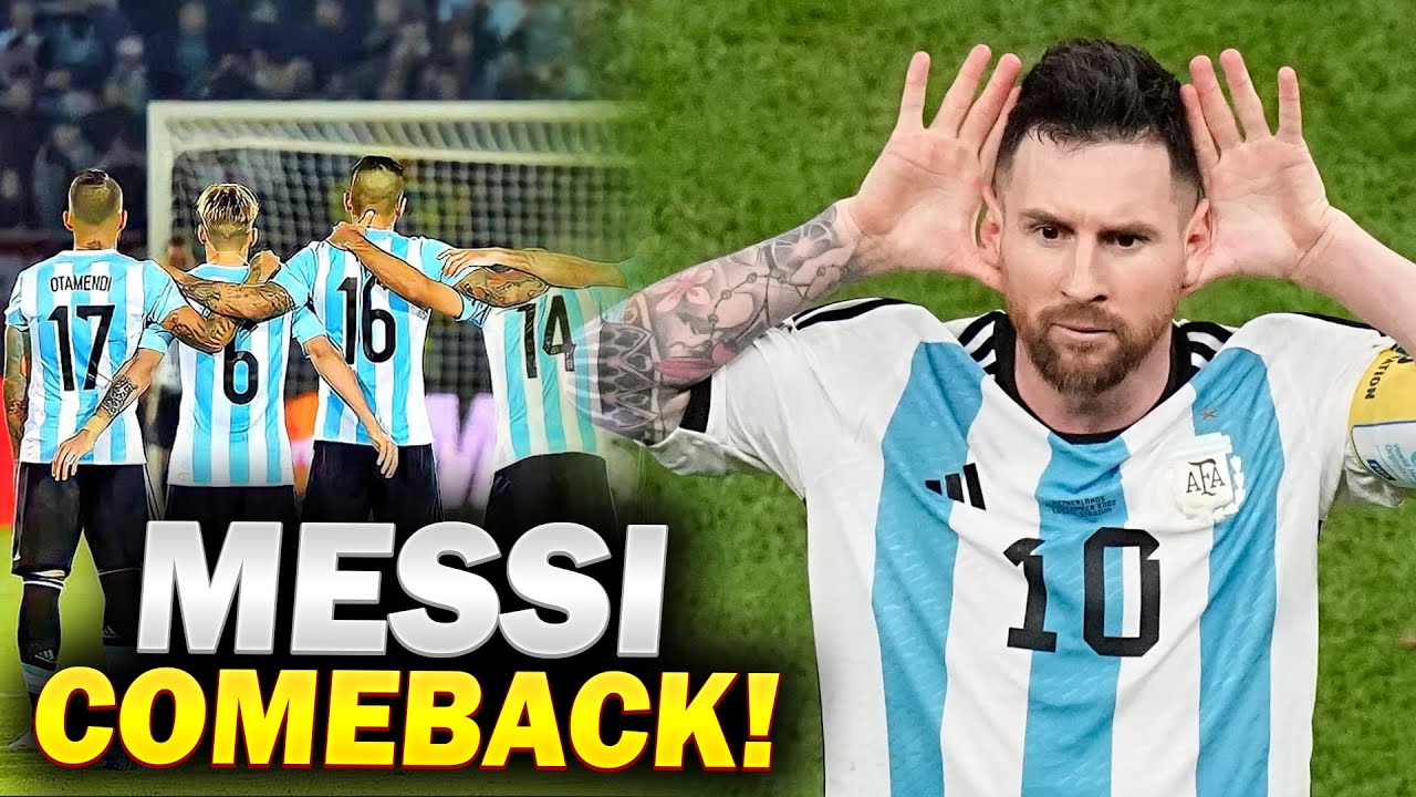 Lionel Messi's Comeback Story with Argentina Is Epic ! - YouTube