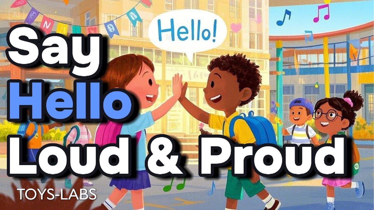 😊 Say Hello Loud & Proud! 👋 – Ignite the Fun with Our Super Greeting ...