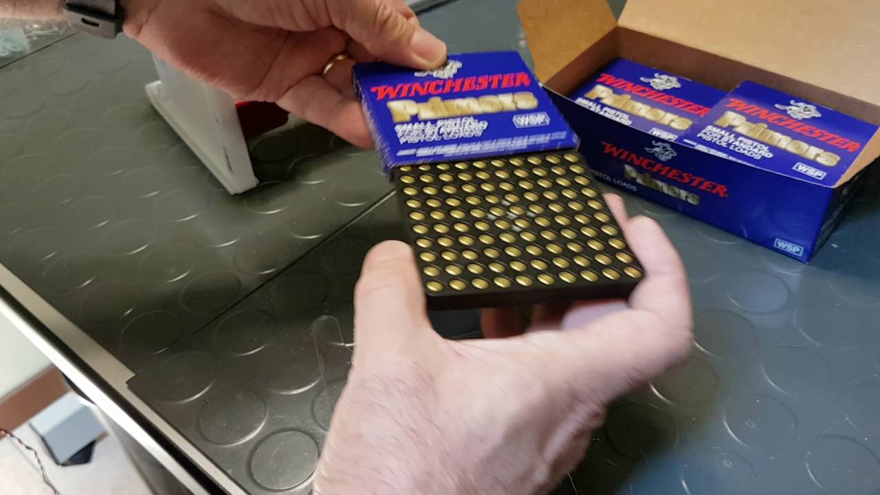 Pal Filler working with Winchester primers - YouTube