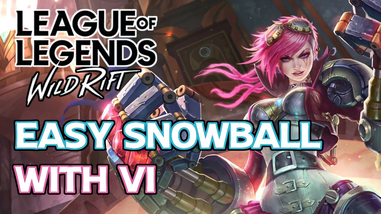Solo Rank Platinum with Vi | Easy Snowball | League Of Legends : Wild Rift - YouTube