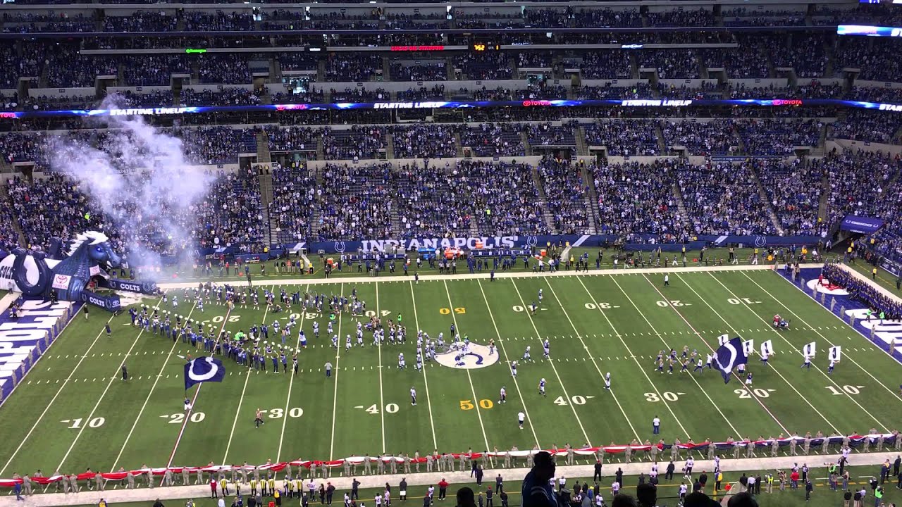 Indianapolis Colts Entrance - YouTube