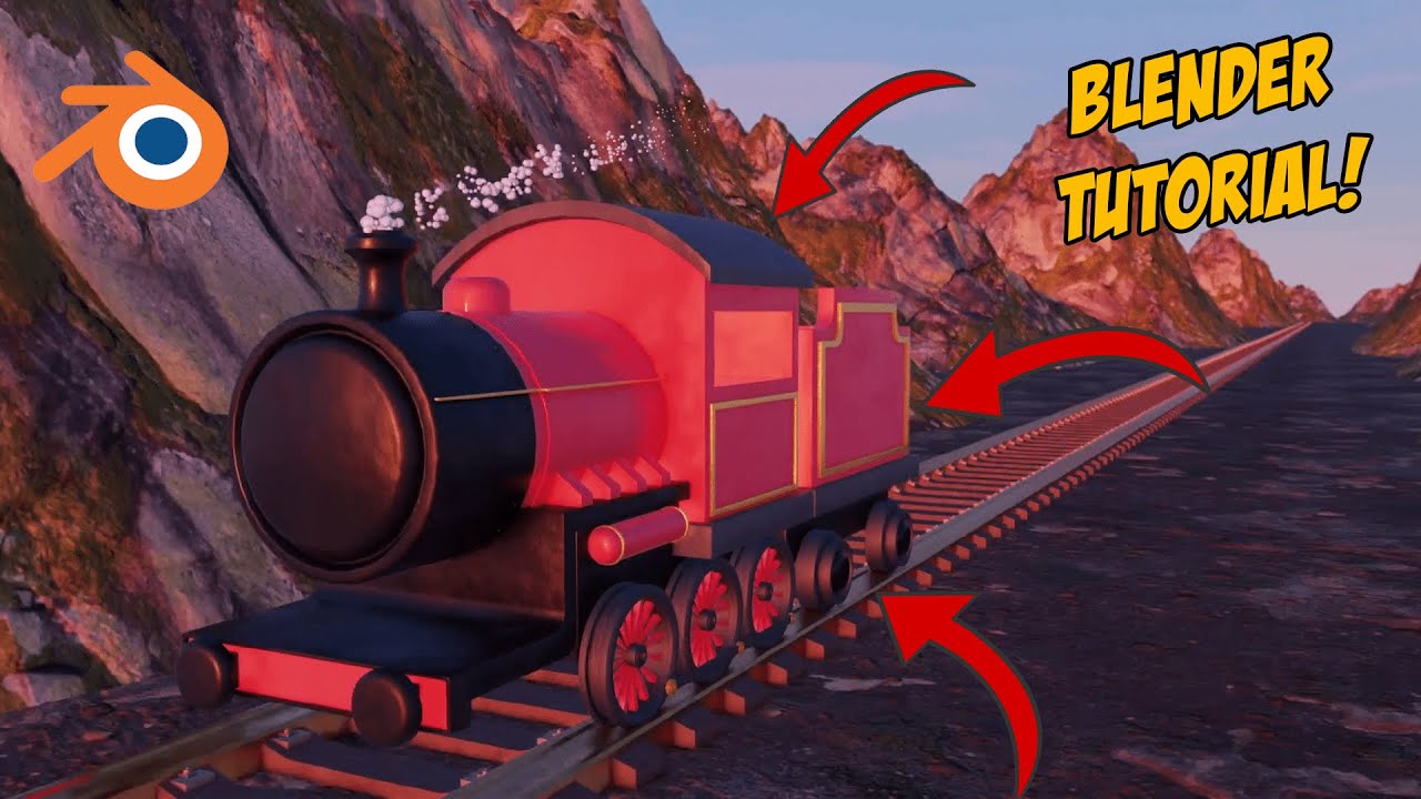 🚂 "Blender Animation Masterclass: Bring a Steam Train to LIFE! 🌟" - YouTube