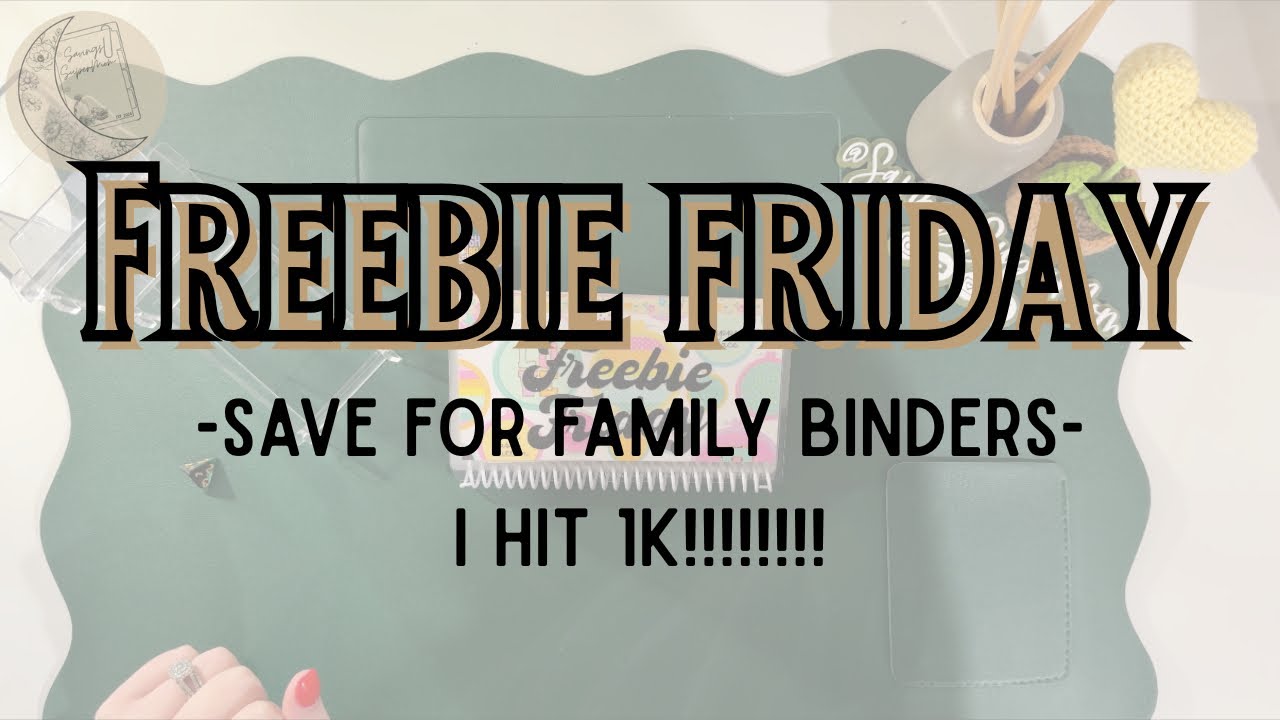 Freebie Friday | Last Savings of January | Saving for Family Binders ...